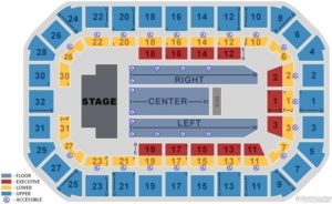 Seating Chart - Dow Event Center